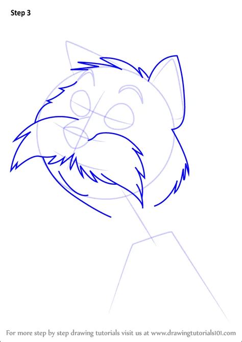How To Draw Rufus From The Rescuers The Rescuers Step By Step