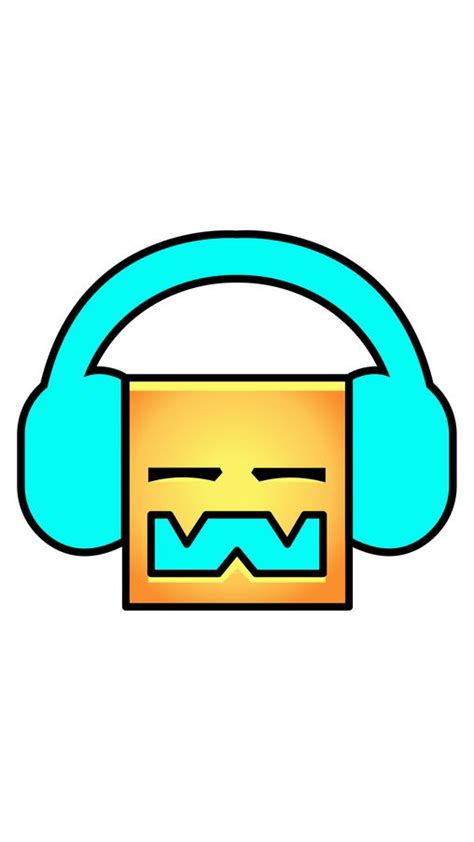 The Headphones Are Blue And Have Eyes Drawn On Them But No One Is Wearing Them