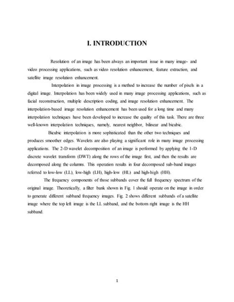 discrete wavelet transform based satellite image resolution enhancement pdf