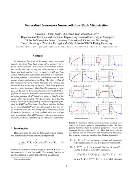pdf generalized nonconvex nonsmooth low rank minimization