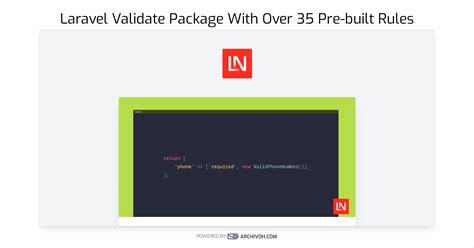 Laravel Validate Package With Over 35 Pre Built Rules