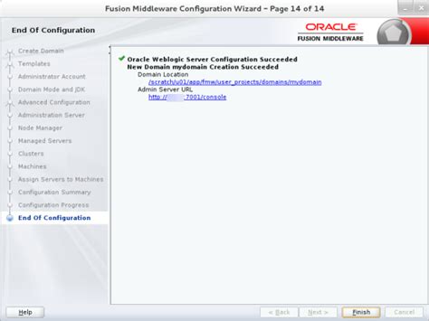 oracle weblogic server 12c 12 2 1 creating a domain