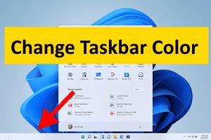 How To Change The Taskbar Color In Windows 11