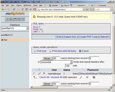 virtual hosting with pureftpd and mysql incl quota and bandwidth management on centos 6 4