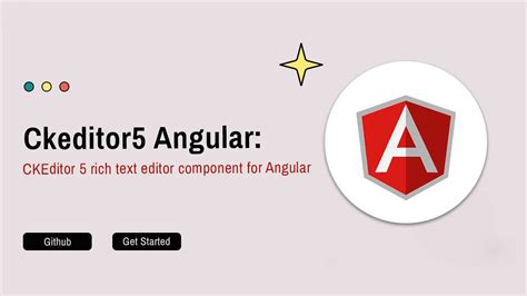 CKEditor 5 Rich Text Editor Component For Angular