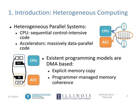 ppt an asymmetric distributed shared memory model for heterogeneous parallel systems