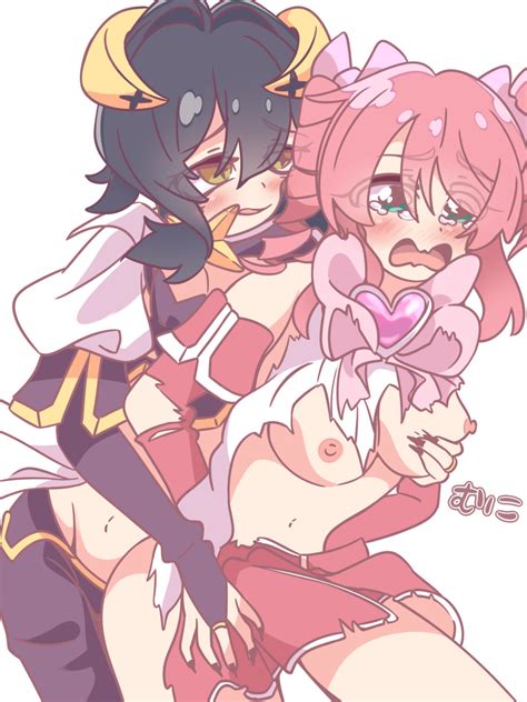Rule 34 Breasts Female Female Only Groping Groping Breasts Hanabishi Haruka Hiiragi Utena