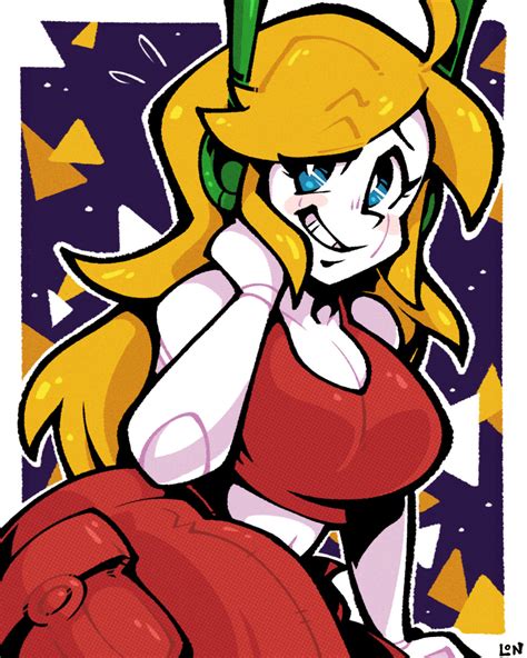 Rule 34 1girls Android Blonde Hair Blue Eyes Cave Story Curly Brace Legendofnerd Solo Tank Top