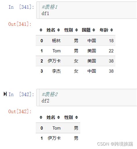 python pandas 从一个数据表里删除包含另外一个表的内容（取表格差集） pandas把表里面的一整个相交的表去掉 csdn博客