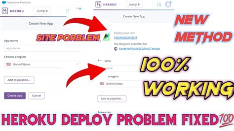 heroku deploy button problem fixed heroku new update latest deploy method youtube