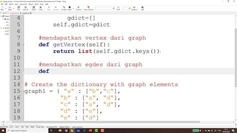 implementasi graph pada python bagian 1 youtube
