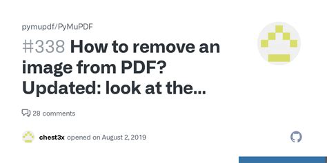 how to remove an image from pdf updated look at the bottom · issue 338 · pymupdf pymupdf
