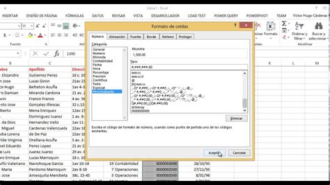 Formato Personalizado De Celdas En Excel 2013 YouTube