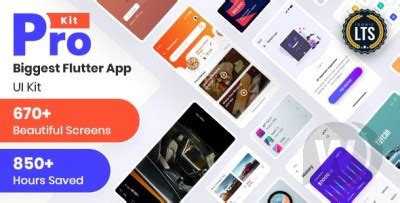 6 5 0 Prokit Biggest Flutter UI Kit WP Premium Free
