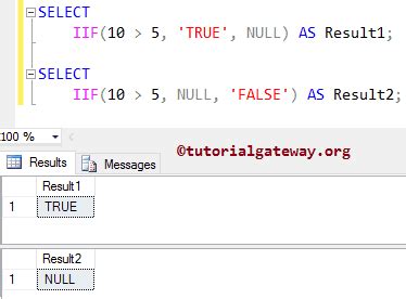 Sql Iif Function