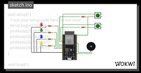 Pull Down Wokwi ESP32 STM32 Arduino Simulator