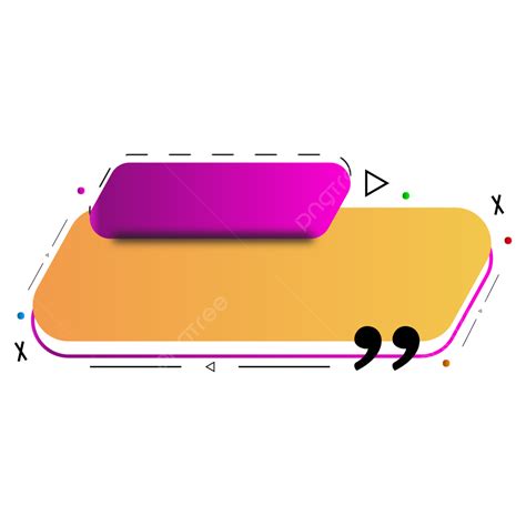 Yellow Creative Vector Hd PNG Images Yellow And Pink Creative Text Box