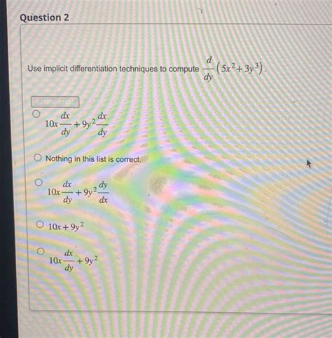 solved implicit differentiation techniques to compute