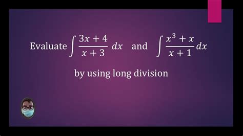 integration using long division youtube