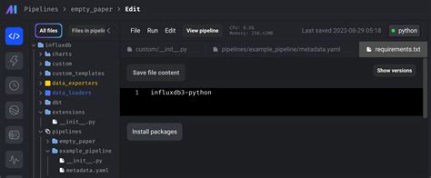 Mage Ai For Tasks With InfluxDB InfluxData