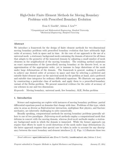 pdf high order finite element methods for moving boundary egawlik pdf gale2015 pdf