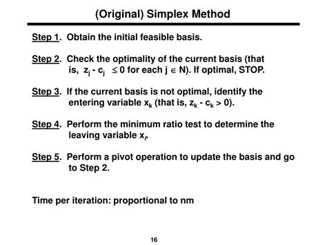 ppt the revised simplex method powerpoint presentation free download id 3822532