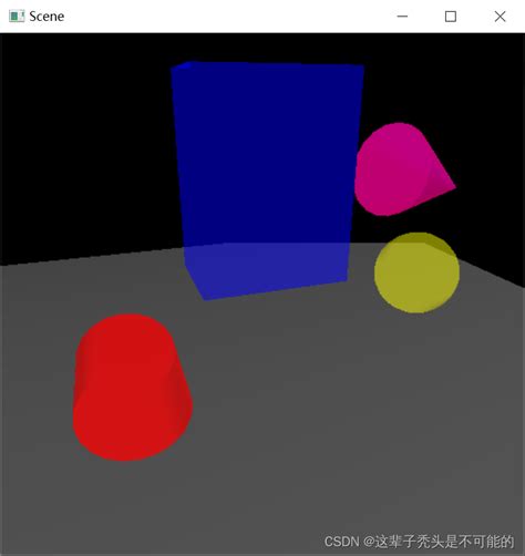 opengl两个光源下的三维静物场景 opengl3d场景 csdn博客
