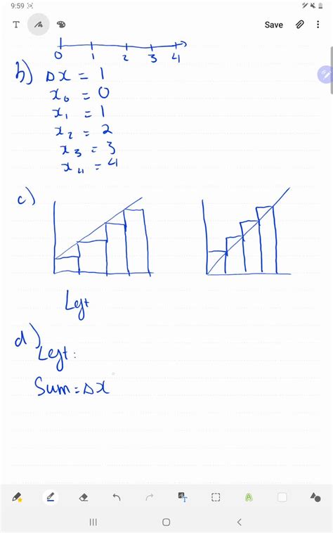 solved left and right riemann sums complete the following steps for the given function interval