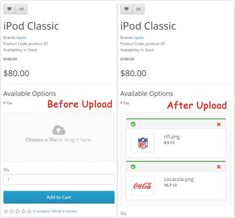 Opencart Dropzone Uploader Drag And Drop Upload