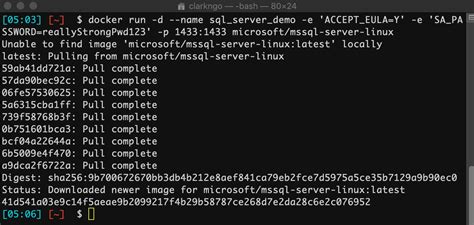 how to connect your microsoft sql server docker container with azure step by win10 and volumes