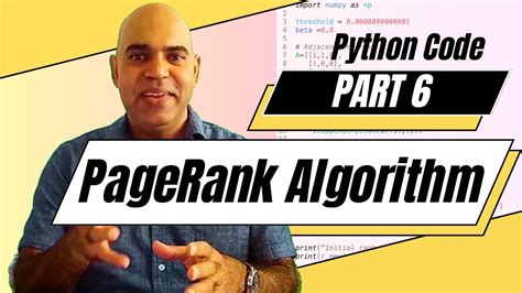 pagerank pt 6 implementing pagerank algorithm in python handling spider traps and
