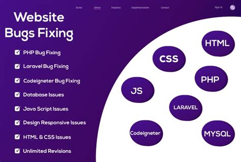 fix html css bootstrap php laravel bugs in your website by sikandar gilani fiverr
