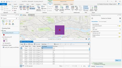 arcpy arcgis pro python field calculating standard sq