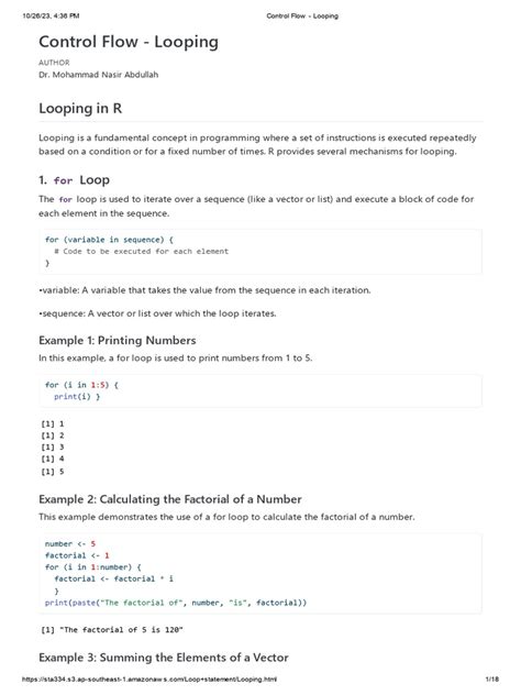 control flow looping pdf control flow computing