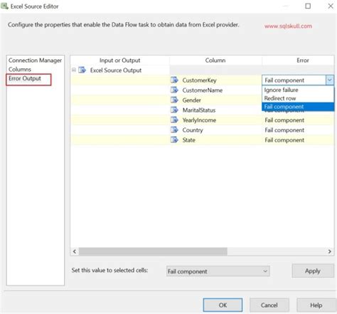 load data from excel file to sql server table using ssis sqlskull