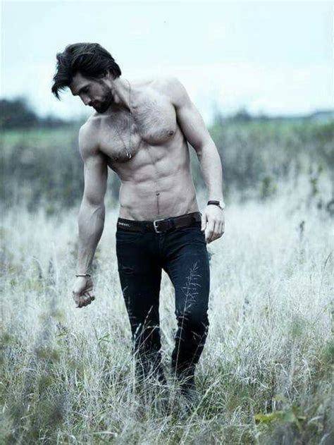Hairy Men Bearded Men Hugh Jackman Shirtless Hugh Wolverine