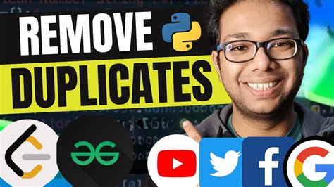 Remove Duplicates From Sorted Array Python Leetcode YouTube