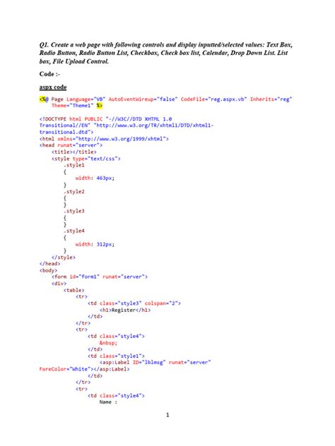 code aspx code doctype html head title title style style1 pdf java programming language
