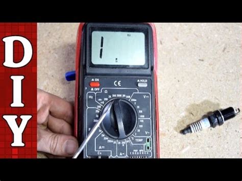 How To Test Spark Plugs Using A Basic Multimeter YouTube