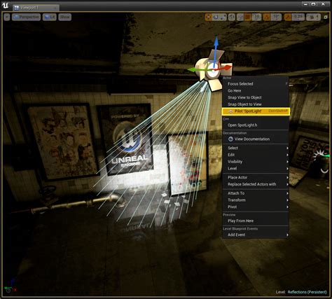 Pilot Actors In The Viewport Unreal Engine 4 26 Documentation