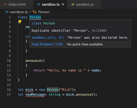 commander js typescript