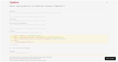 surveyjs third party angular component integration codesandbox