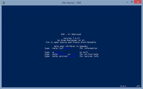 vim no powershell