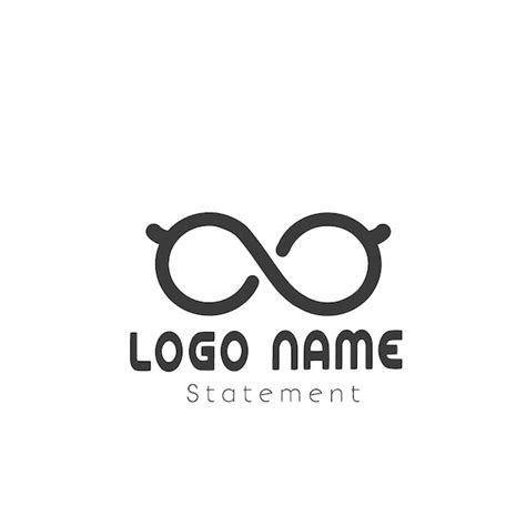 Premium Vector Glasses Logo Icon Vector Template Design Illustration