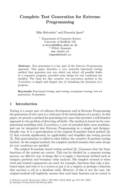 pdf complete test generation for extreme programming