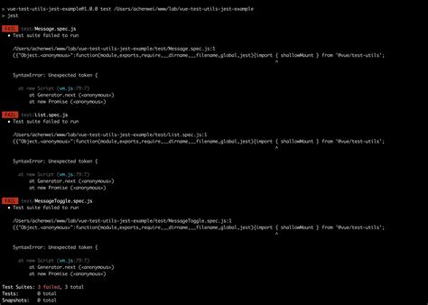 The Whole Example Broken SyntaxError Unexpected Token Issue 28