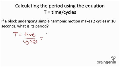 how to solve for period