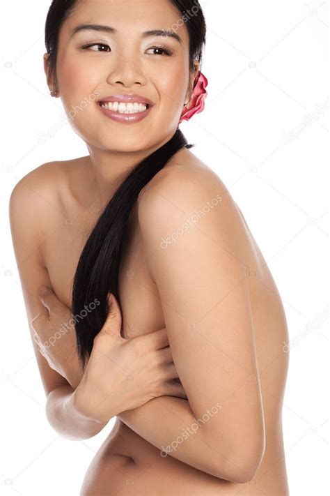 Beautiful Asian Woman Posing Topless Stock Photo Nelka7812 15801695