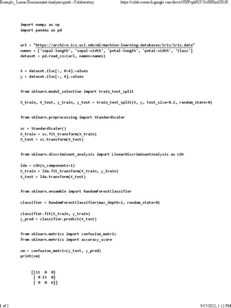 example lineardiscriminantanalysis ipynb colaboratory pdf