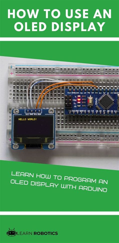 Oled Display With Arduino Tutorial Arduino Arduino Projects Arduino Display